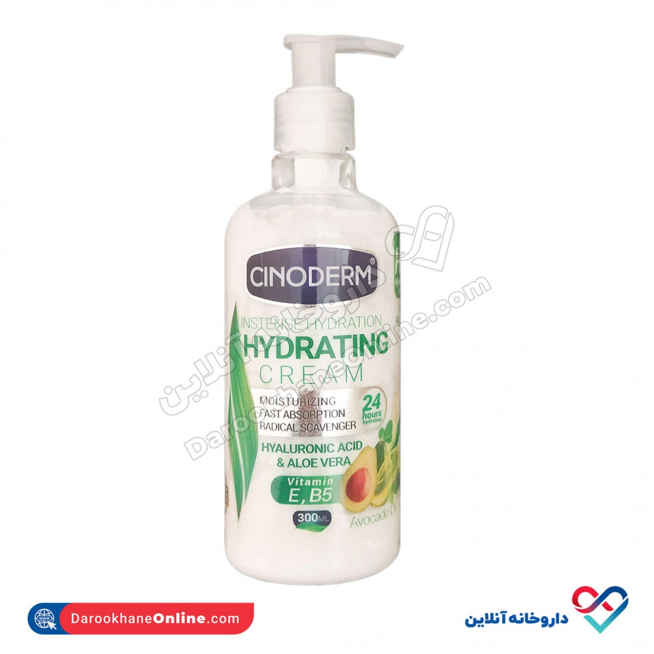 قیمت و خرید آنلاین کرم آبرسان 24 ساعته پمپی سینودرم | داروخانه آنلاین