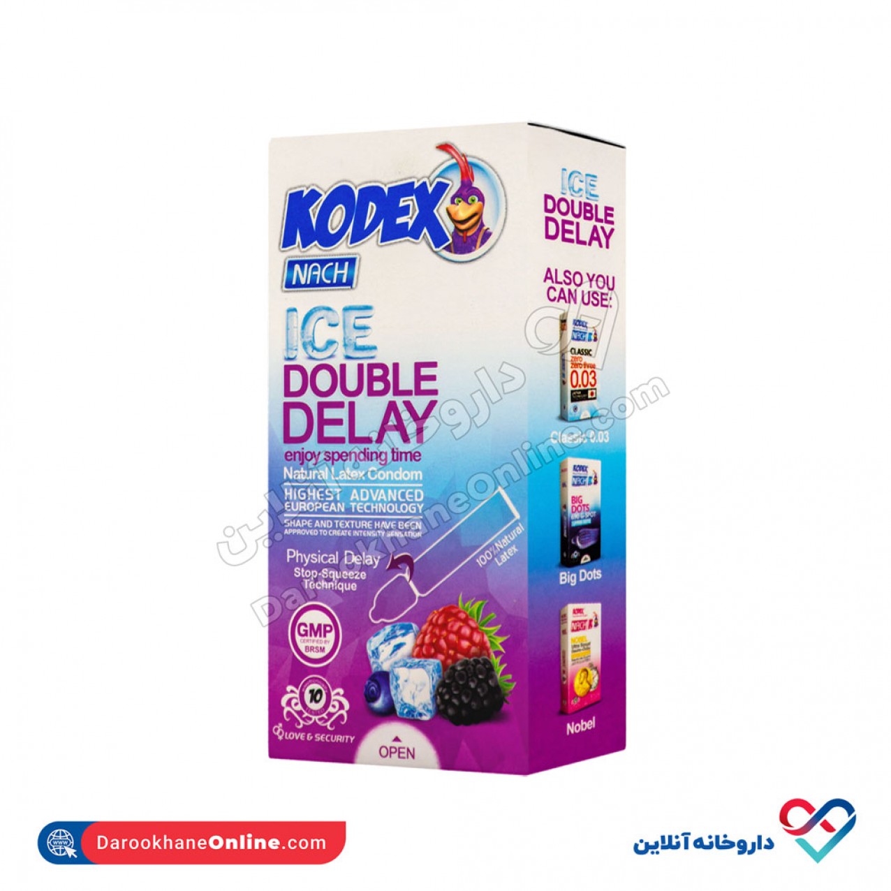 قیمت و خرید آنلاین کاندوم آیس دبل دیلی کدکس | داروخانه آنلاین
